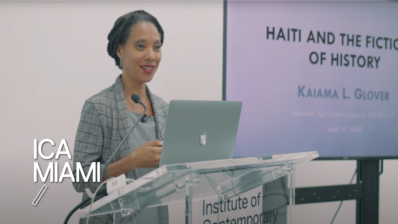 Kaiama L. Glover: “Haiti and the Fictions of History” - Institute of ...